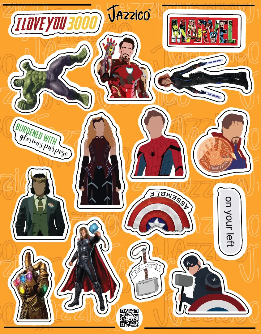 MARVEL [1]: STICKERS SHEET