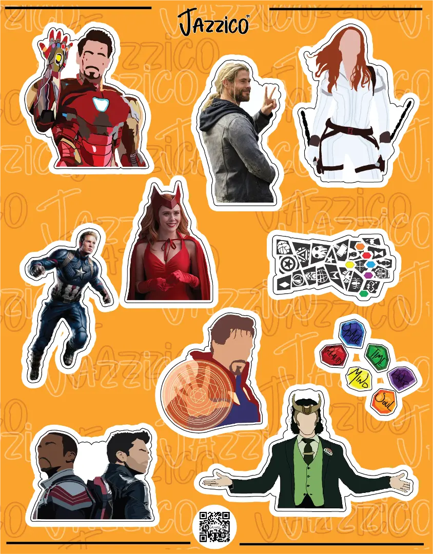 MARVEL [2]: STICKERS SHEET