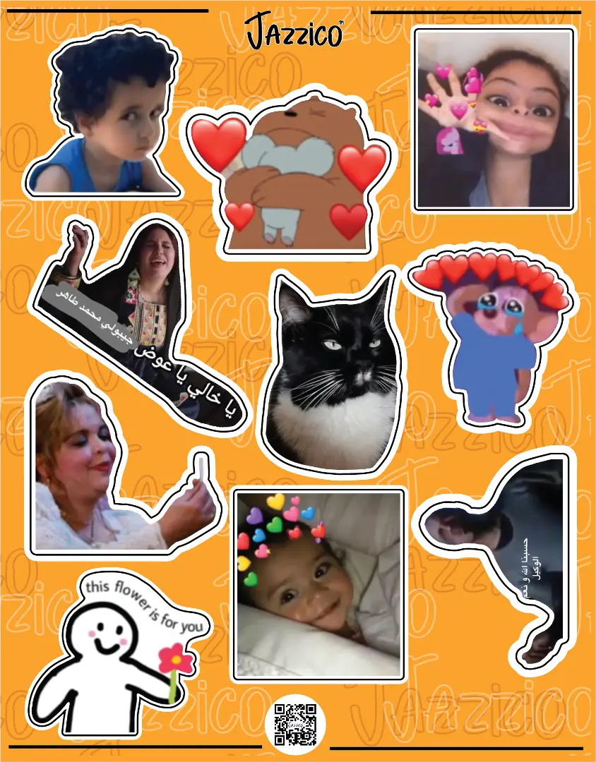 RANDOM REACTIONS [1]: STICKERS SHEET