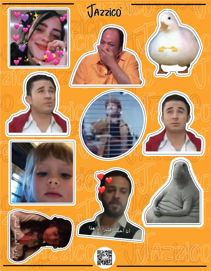 RANDOM REACTIONS [2]: STICKERS SHEET