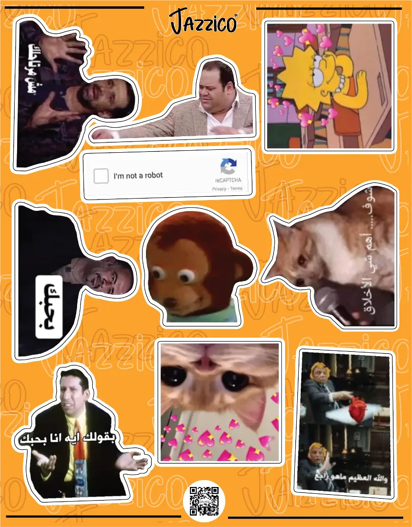 RANDOM REACTIONS [4]: STICKERS SHEET