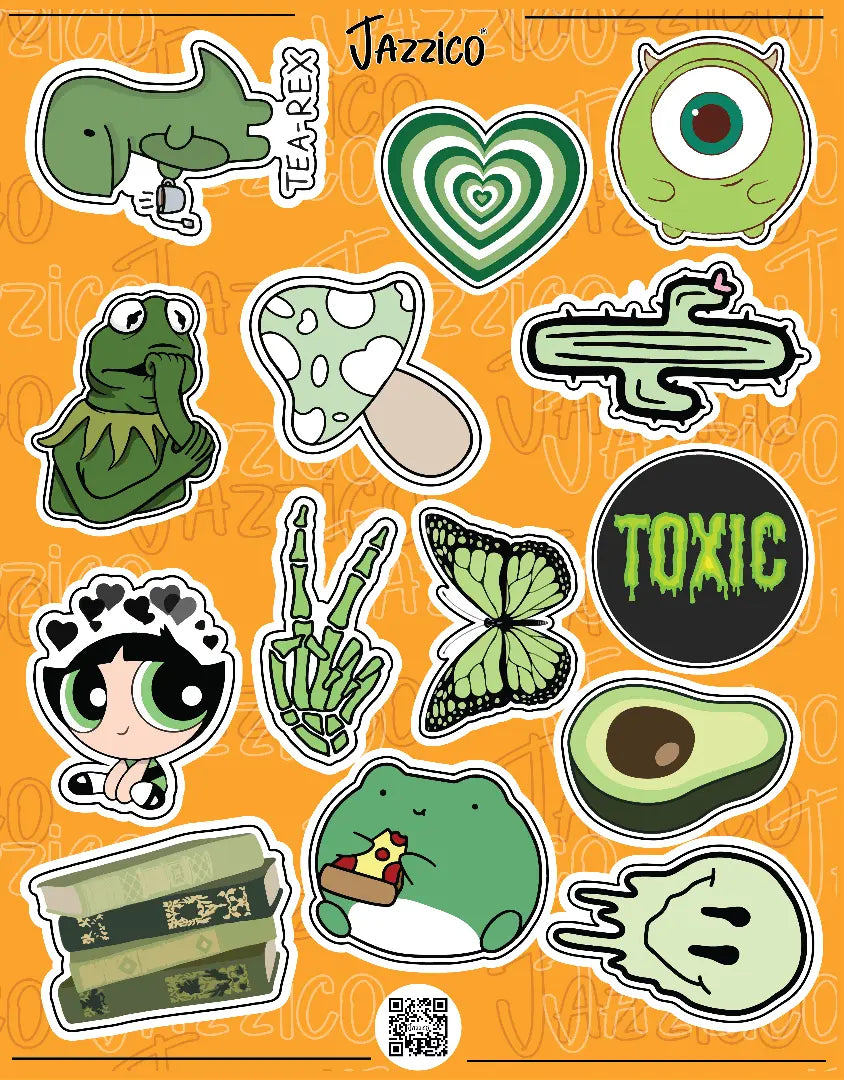 TOXIC: STICKERS SHEET