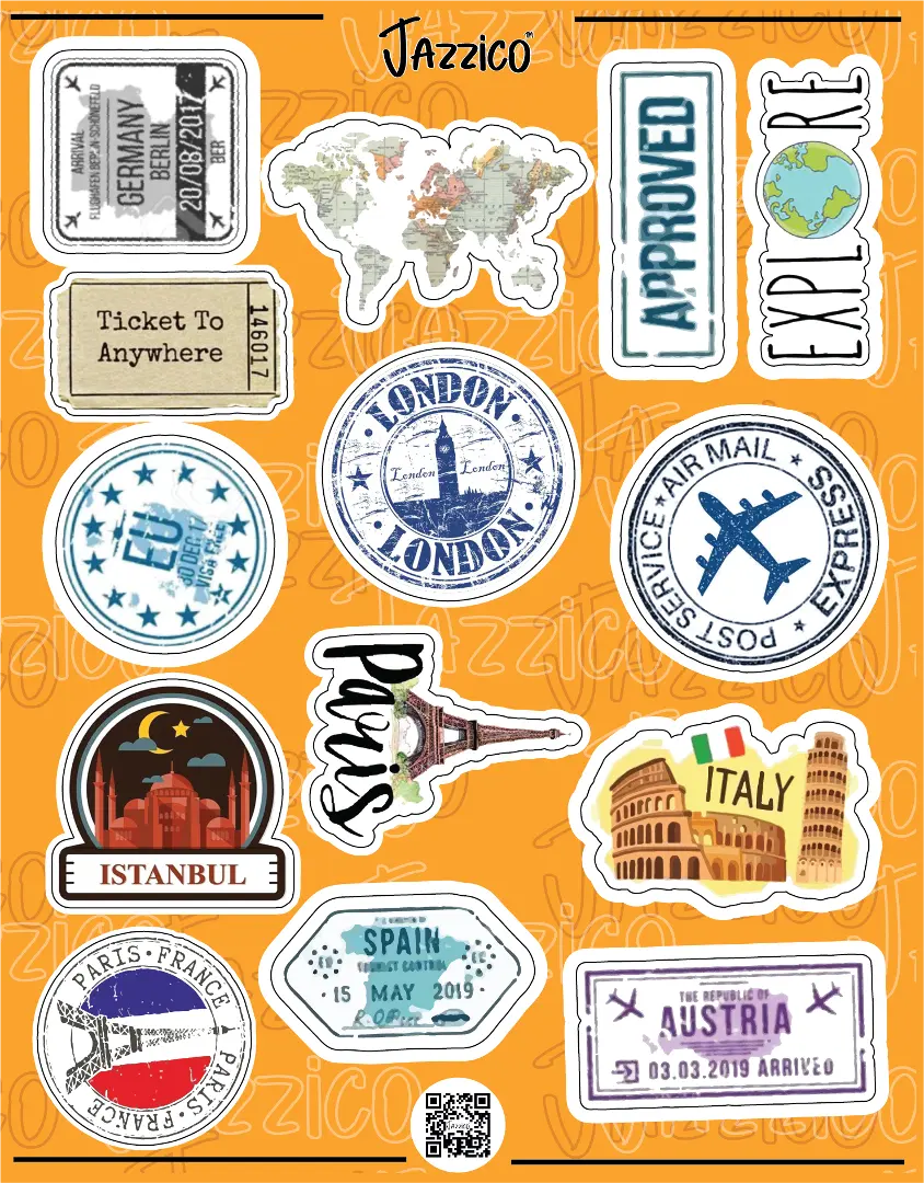 TRAVELERS: STICKERS SHEET